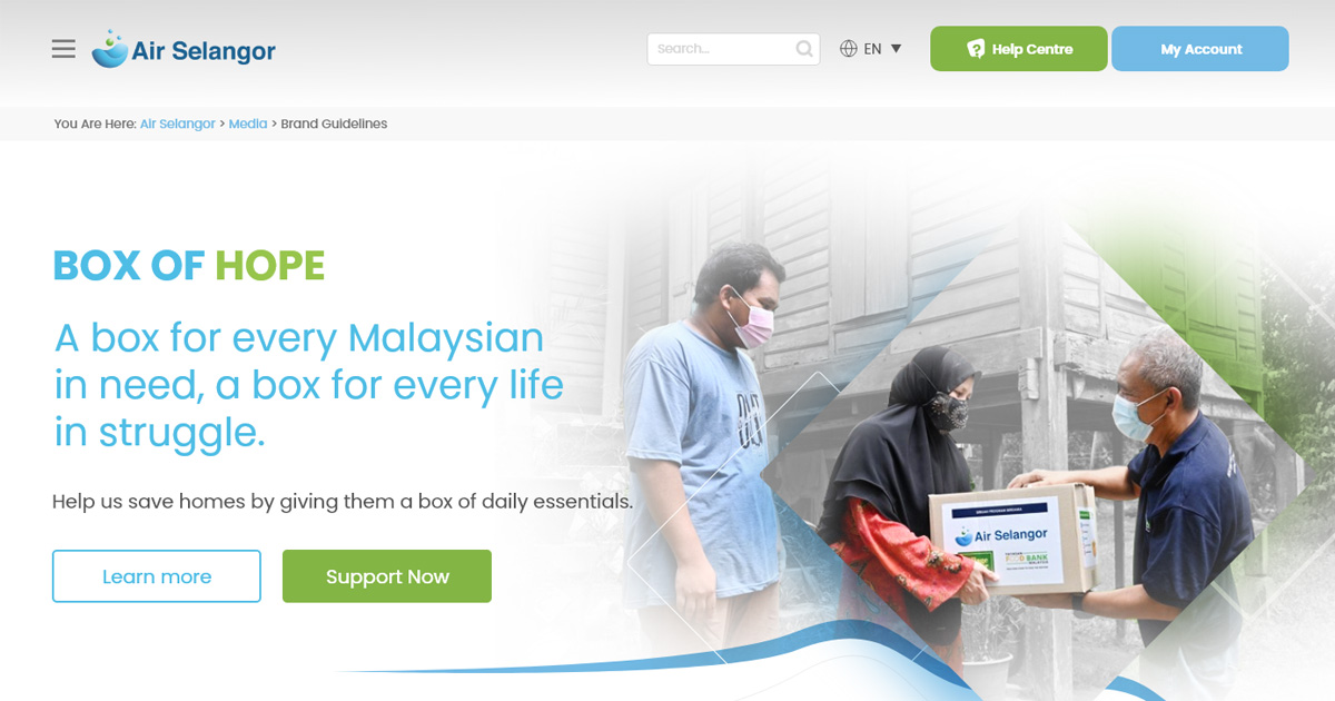 Web Design Service for Box of Hope