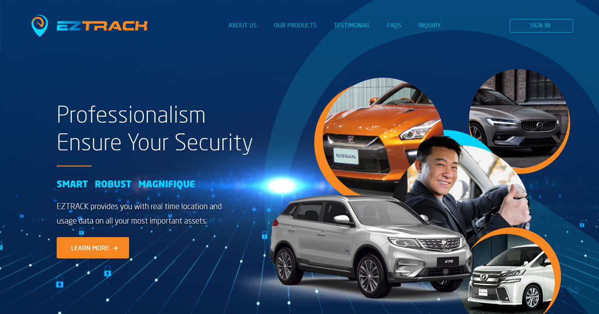 Web Design Service for EZ Track